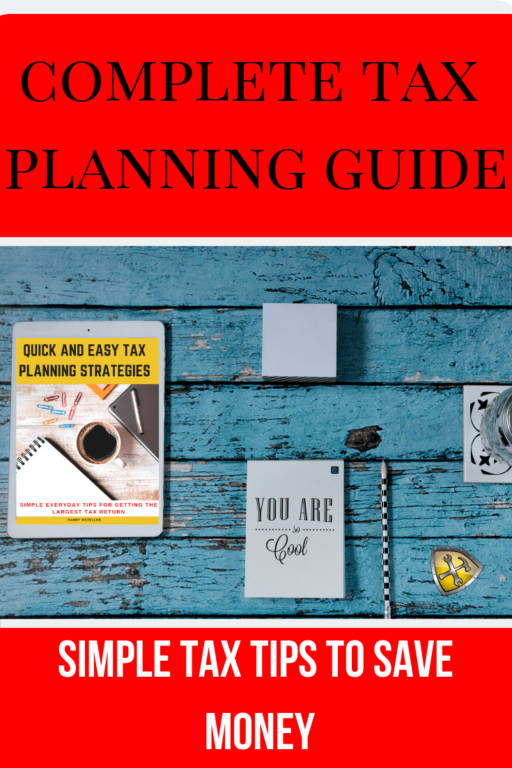 Get Started with Your Tax Planning - The Handy Tax Guy
