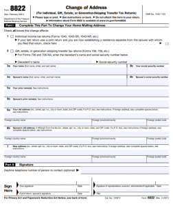 IRS Form 8822: How to Change Your Address with the IRS the RIGHT WAY ...
